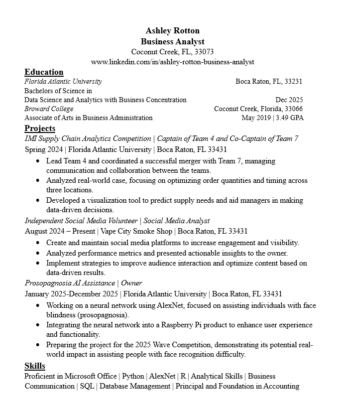 Contact - Ashley Rotton